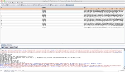 Github P1g3jsonp Hunter Jsonp Hunter In Burpsuite
