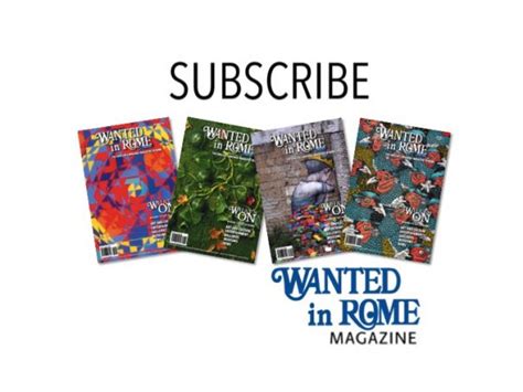 Subscribe With Wanted In Rome Wanted In Rome