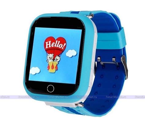 Детские часы-телефон Smart Baby Watch Q100 синие часы для детей