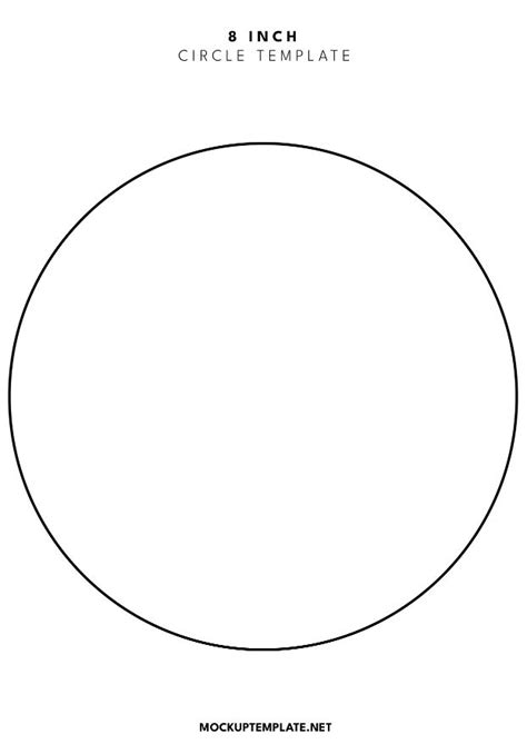 Free Printable Circle Templates 20 Pdf