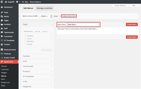 How To Setup Your Main Menus Total Docs