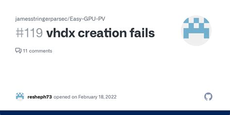 Vhdx Creation Fails Issue 119 Jamesstringerparsec Easy GPU PV GitHub