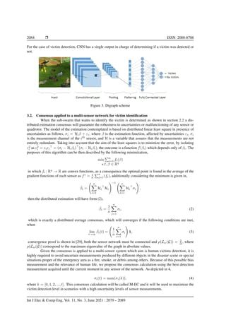 Visual Victim Detection And Quadrotor Swarm Coordination Control In Search And Rescue