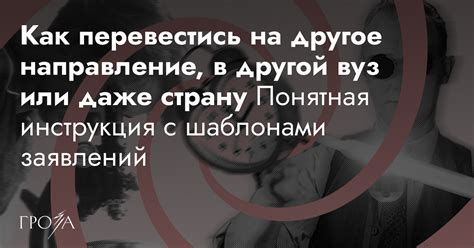 Как перевестись на другое направление в другой вуз или даже страну