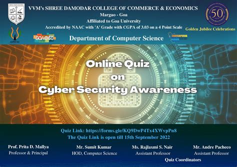 Online Quiz On Cyber Security Awareness Shree Damodar College Of Commerce And Economics