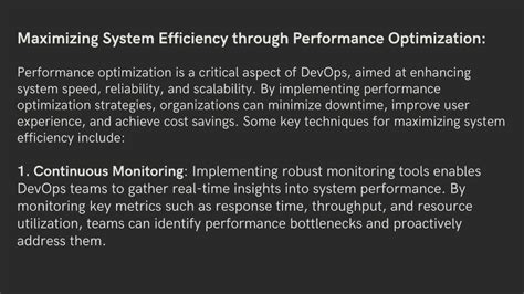 Ppt Devops Certification And Performance Optimization Maximizing System Efficiency Powerpoint