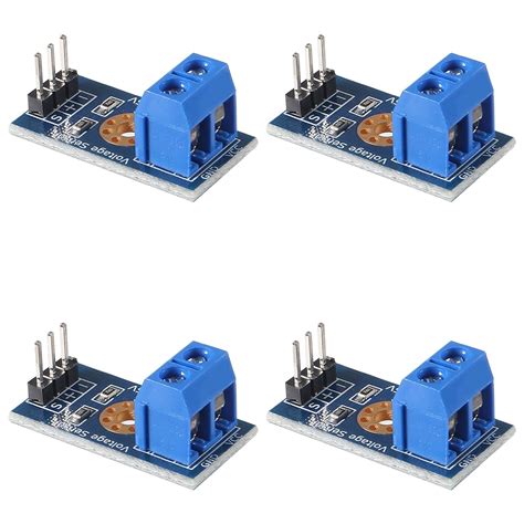 4pcs Voltage Detection Sensor Module Dc 0 25v Voltage Tester Sensor