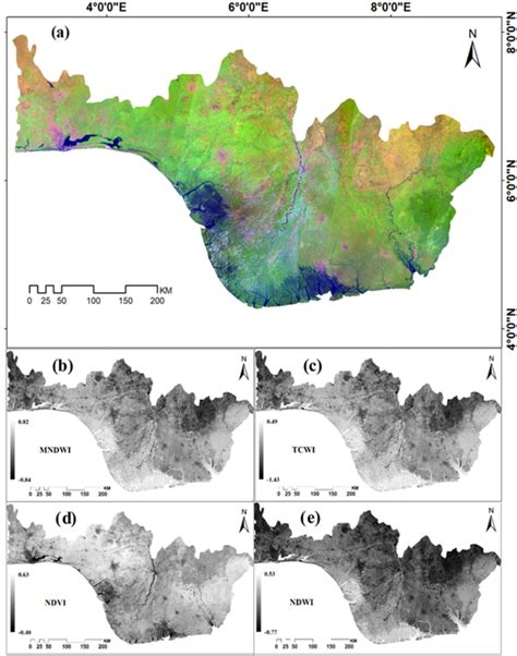 The Sentinel 2 Composite And Derived Indices For Jan Dec 2018 Used For Download Scientific