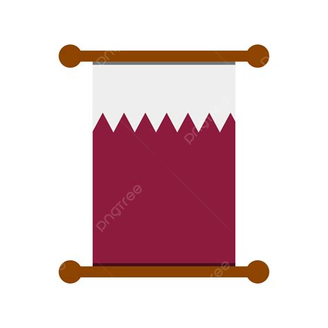 Qatar Flag Roll Qatar Qatar Flag World Cup Png And Vector With