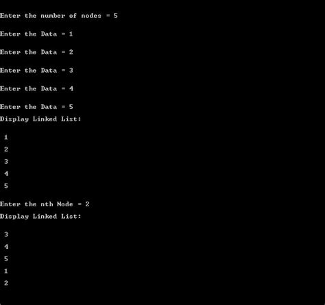 Rotate A Linked List By N Nodes In Cc Aticleworld