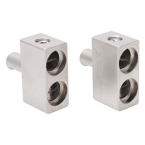 Amp Input Reducer Dual 1 0 Gauge To 1 0 Gauge Plated High Power Amplifier Input Adapter For