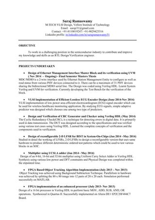 Suraj R Resume PDF