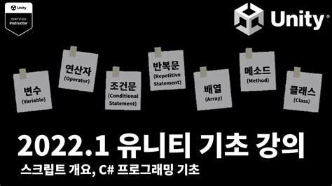 20221 유니티 기초 강의 67 스크립트 개요 C 프로그래밍 기초 Youtube 20221 유니티 기초 강의 67 스크립트 개요 C 프로그래밍 기초 Youtube