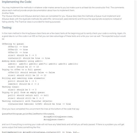 Solved Arrayqueue Is A Fifo First In First Out Data Structure That 1 Answer Transtutors
