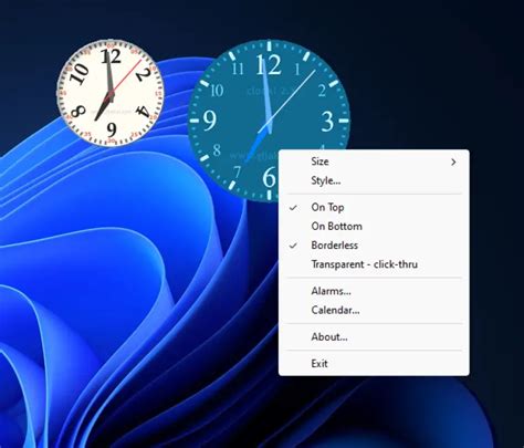 Clock A Free And Versatile Tool For Multiple Desktop Clock Widgets Gear Up Windows
