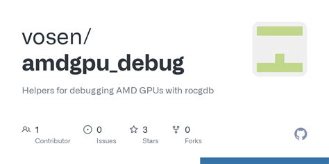Github Vosen Amdgpu Debug Helpers For Debugging Amd Gpus With Rocgdb