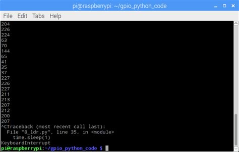Gpio And Python 89 Ldr