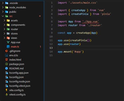 关于Vue的 main ts App vue报错解决 咿呀丫 博客园