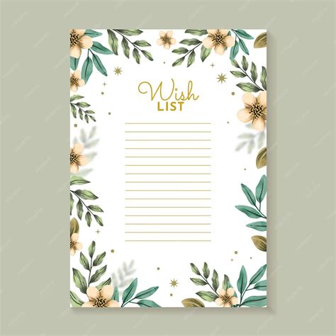 산타 소원 편지 템플릿 무료 벡터