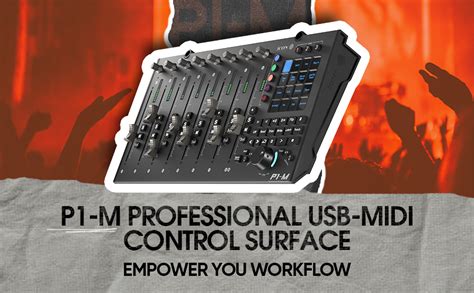 Icon Pro Audio P1 M Daw Control Surface With Motorized Faders Musical Instruments