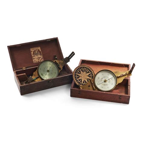 Bonhams Skinner Two Baltimore Maryland Surveyors Compasses 19th Century