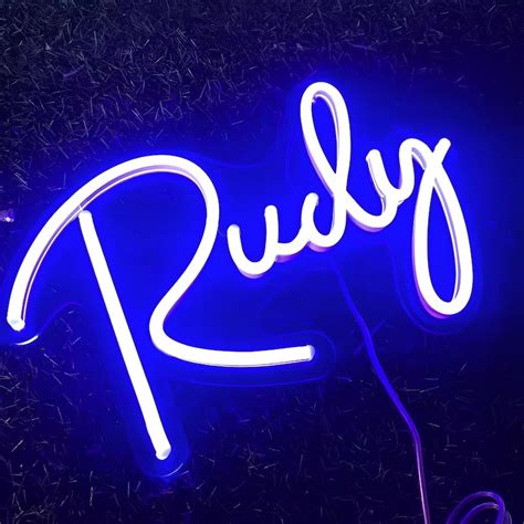 Custom Name Led Neon Sign Light Neon Name Sign Art Aesthetic Custom Neon Sign T Name Neon