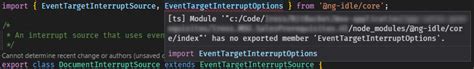 Unable To Use EventTargetInterruptOptions When Creating Custom EventTargetInterruptSource