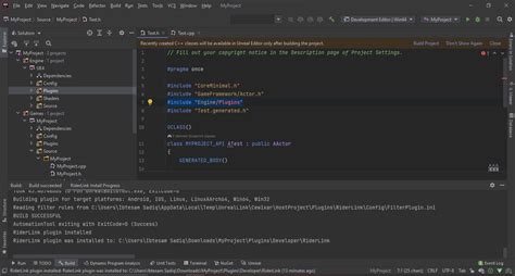 rider for ue4 is recognizing plugins folder r unrealengine