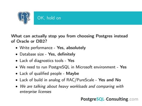 Lessons Postgresql Learned From Commercial Databases And Didnt Ppt