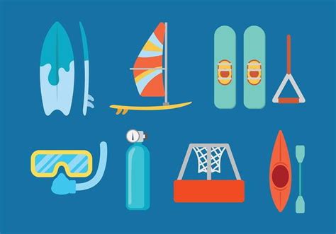 수상 스키 벡터 Eps Svg Uidownload