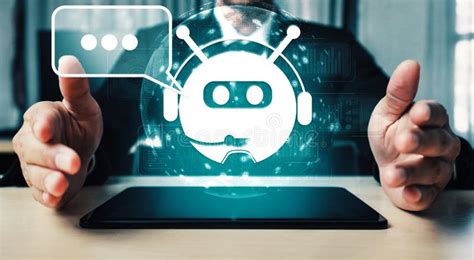 Ai Chatbot Smart Digital Customer Service Application Concept Uds Stock Image Image Of