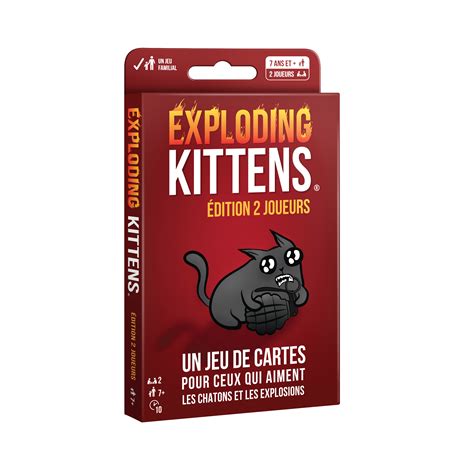 Exploding Kittens Édition 2 Joueurs Asmodee Belgium