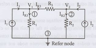 Nodal Analysis Steps Example Figure With Equation Electrical Circuits