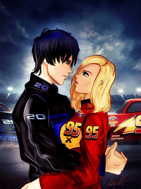 Jackson Storm X Lightning Mcqueen Fem By Iameveleinyo On Deviantart
