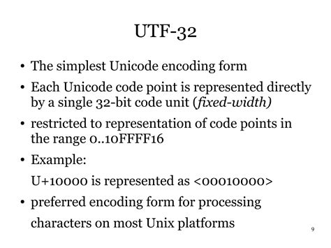 Notes On A Standard Unicode Pdf