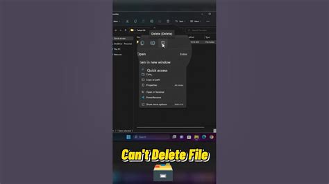 How To Delete Undeletable Pictures File Or Folder Deletefile Shortsvideo Youtube