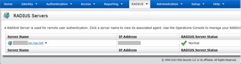 Cyberark Password Vault Web Access Radius Configuration With Authentication Manager Rsa