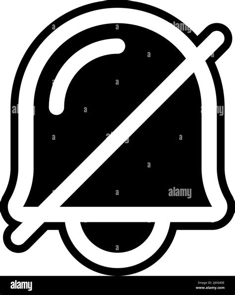 Notification Bell Icon Black Vector Illustration Stock Vector Image And Art Alamy