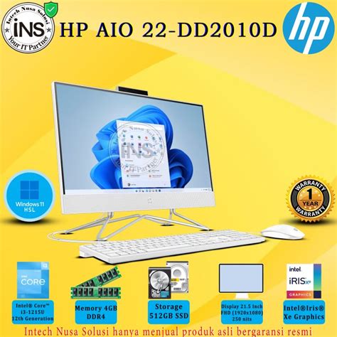 Jual Hp Pc Aio Dd D I U Gb Gb Ssd Win Hsl Ohs Yr Jakarta Pusat Intech