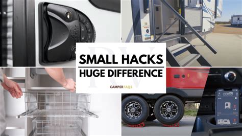 Small RV Camping Hacks That Make A Huge Difference
