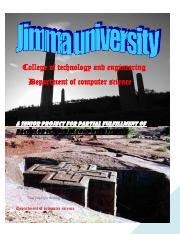 CSC PROJECT SAMPLE Department Of Computer Science Pdf College Of Technology And