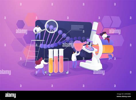 Genetic Testing Concept Vector Illustration Stock Vector Image And Art Alamy