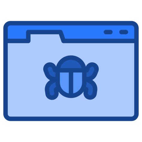 Bug Generic Blue Icon
