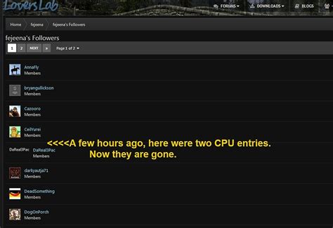 Who Is Cpu General Discussion Loverslab