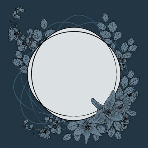 Premium Vector Blank Hand Drawn Floral Frame