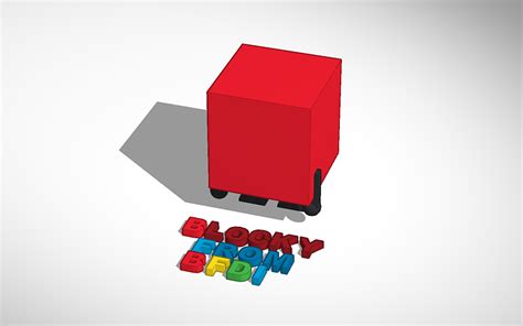 3d Design Blocky From Bfdi Tinkercad