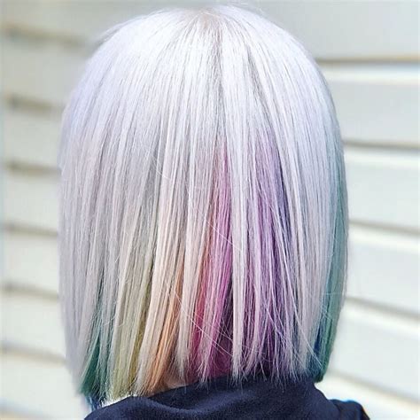 10 Lob Hairstyles For Straight Hair In Fantasy And Blonde Colors Pop