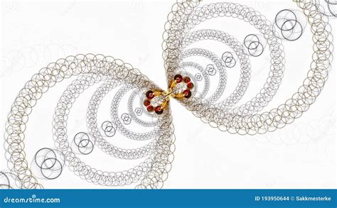 Symmetrical Qubit Quantum Fractal Pattern Stock Illustration Illustration Of Pattern Fiction