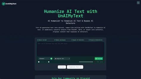 Unaimytext Humanize Ai Text And Bypass Ai Detectors For Free