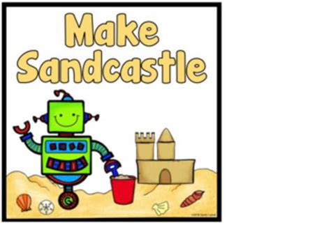 How To Code A Sandcastle An Unplugged Coding Activity By Lessons By Sandy